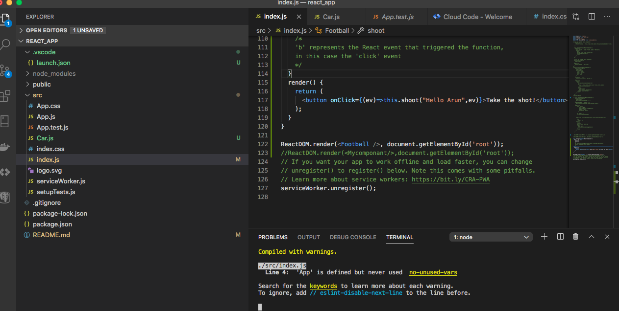 Install React JS on Mac!. Setup a first React application on… | by Arun Kumar | Mac O’Clock | Medium