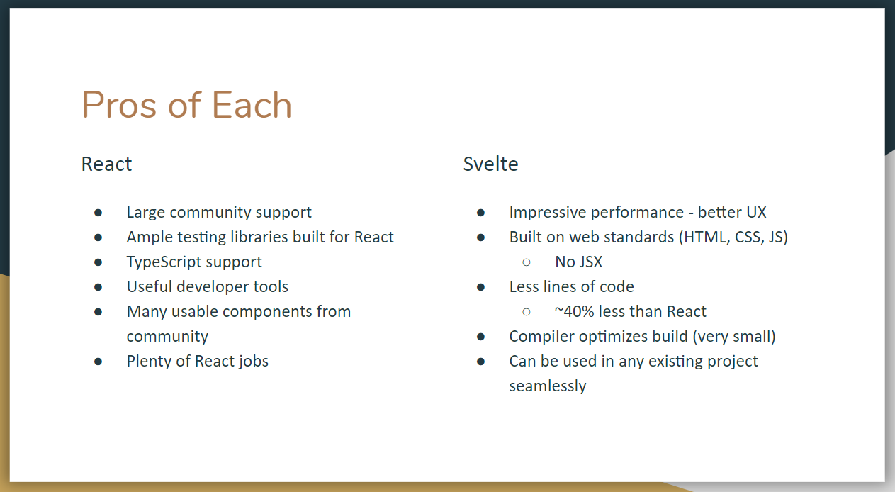 React vs Svelte | Better Programming
