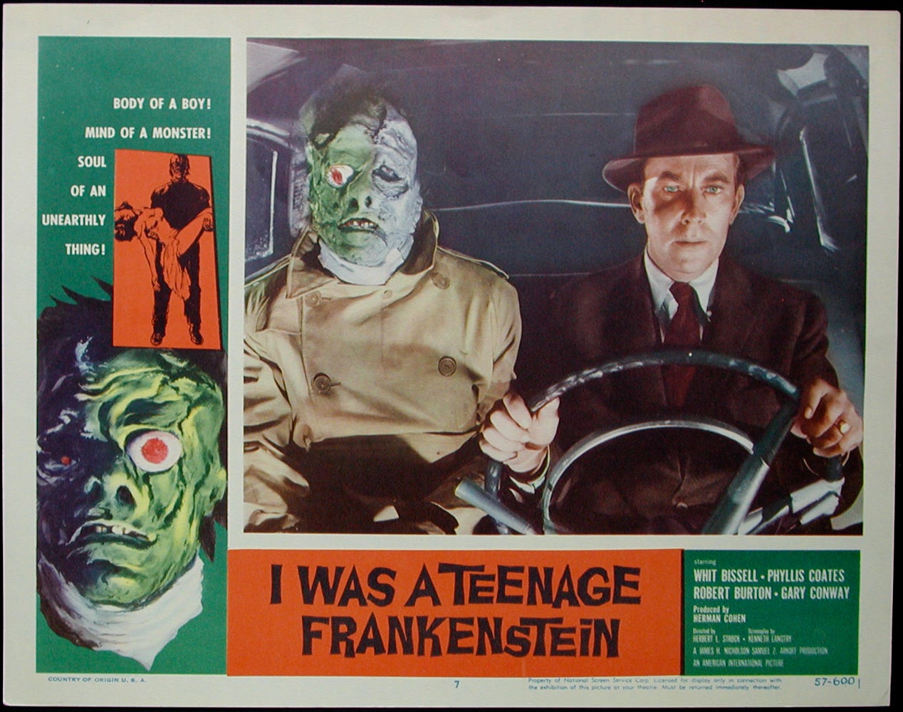 The Three Frankensteins: The Evolution of the Frankenstein Monster