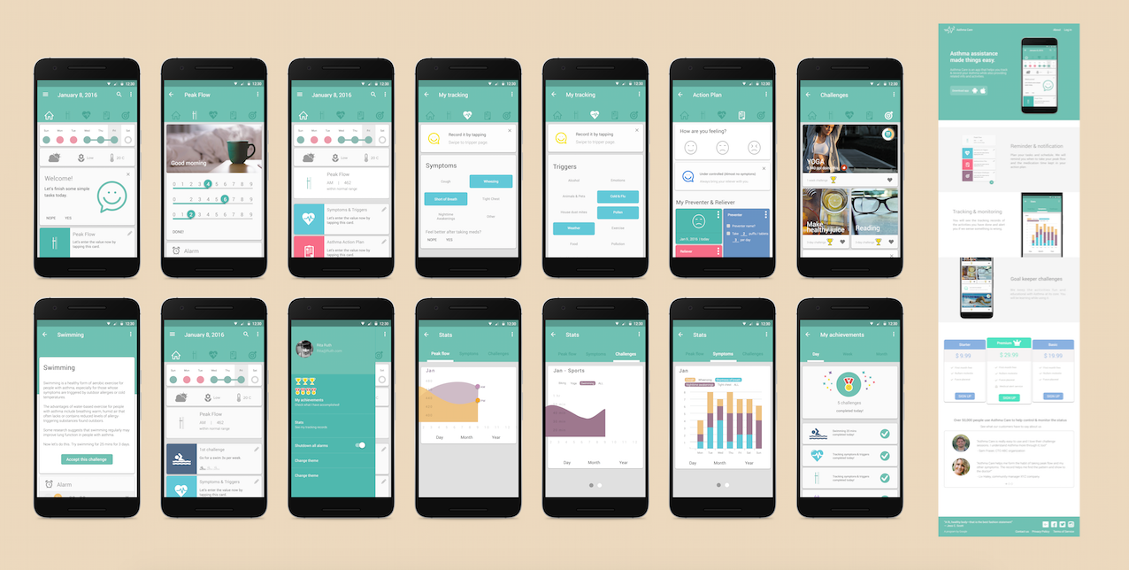 Asthma Monitoring and Management App | by ann chichi | Medium