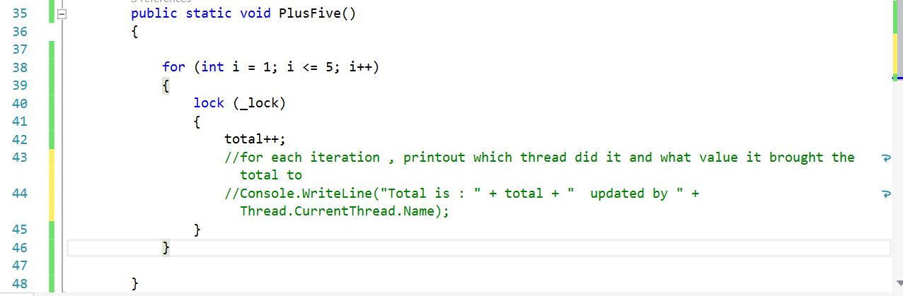 Threads in C# — Prevent Data Race using lock | by Ghadeer Kenawi | Medium