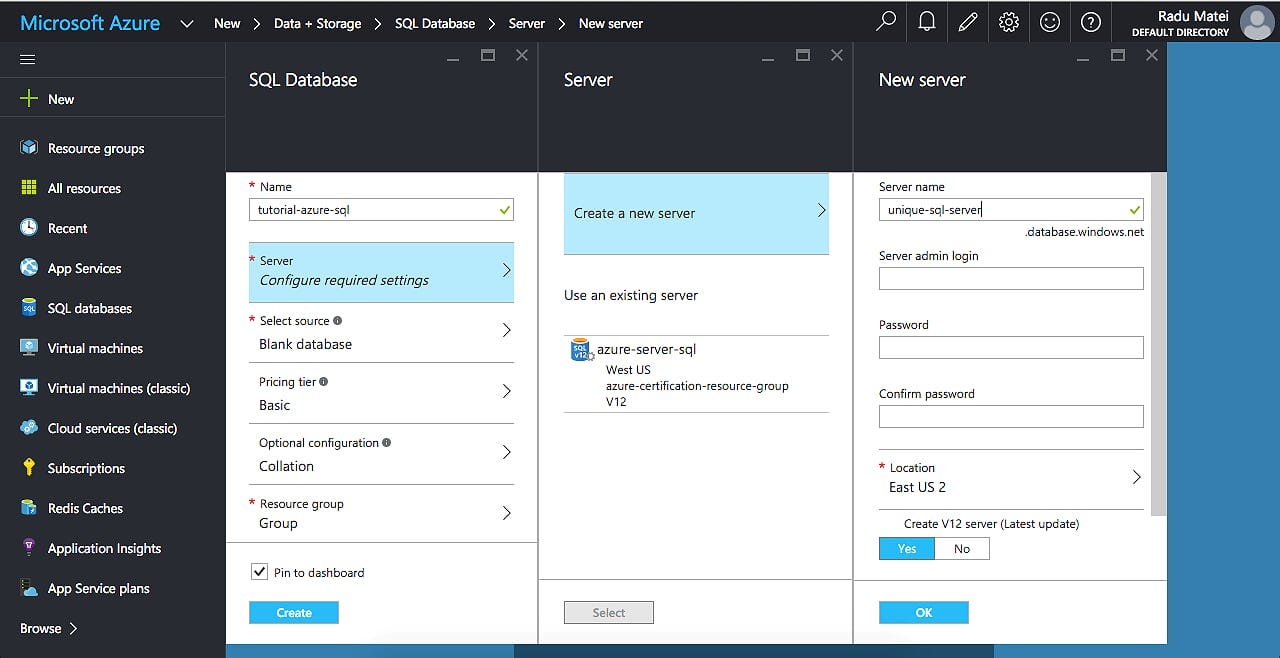 Azure SQL + Entity Framework in a Console Application | by Radu Matei ...