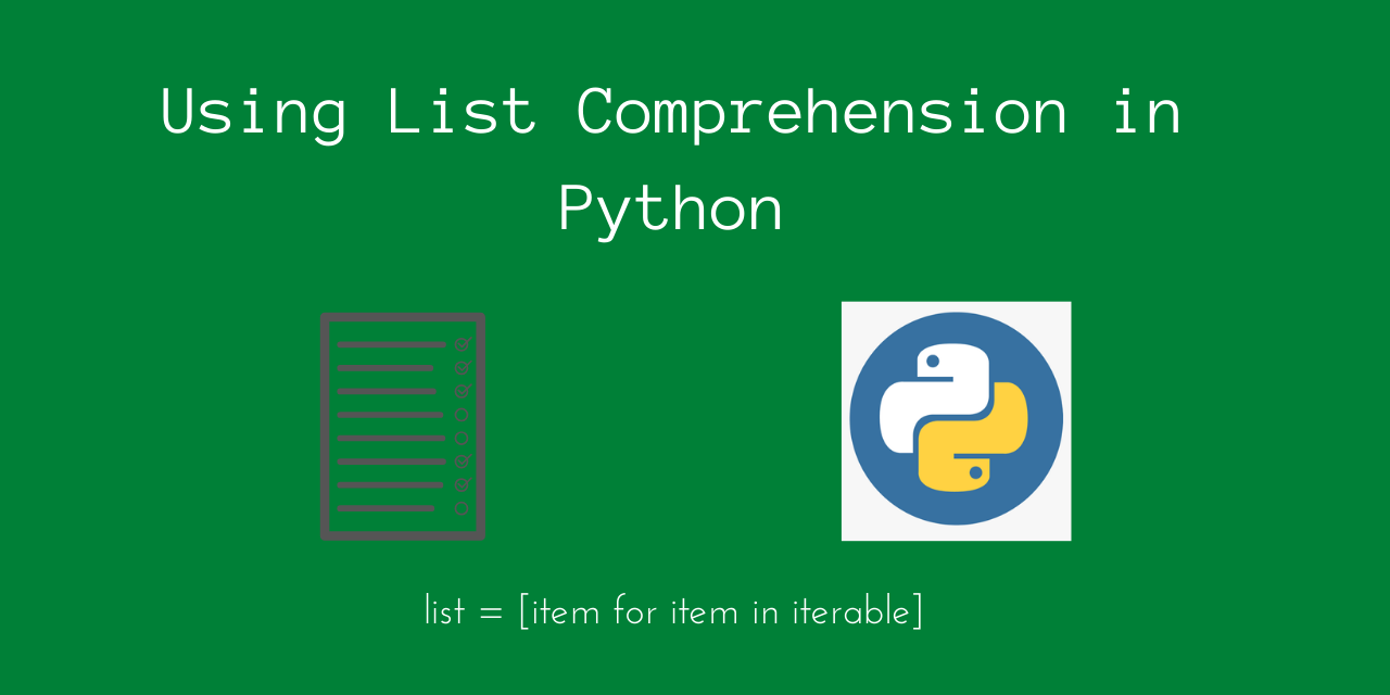 Using List Comprehension in Python | by Nandhabalan Marimuthu | Python ...