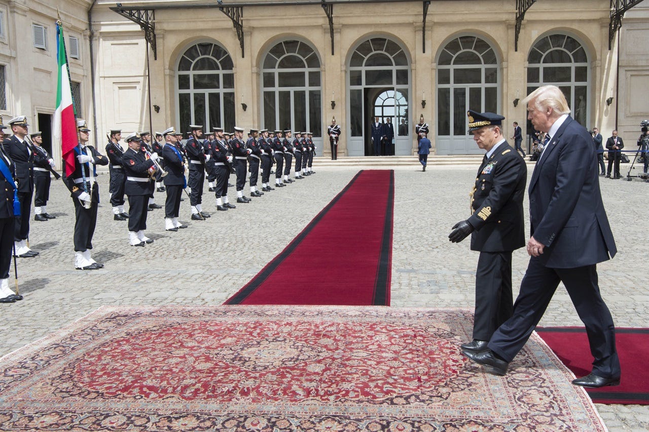 In photos: President Trump’s visit to Rome ahead of the G7 | by Italy ...