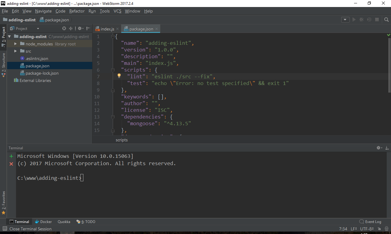 Adding ESlint to Your Project. In this article I will help you to add ...