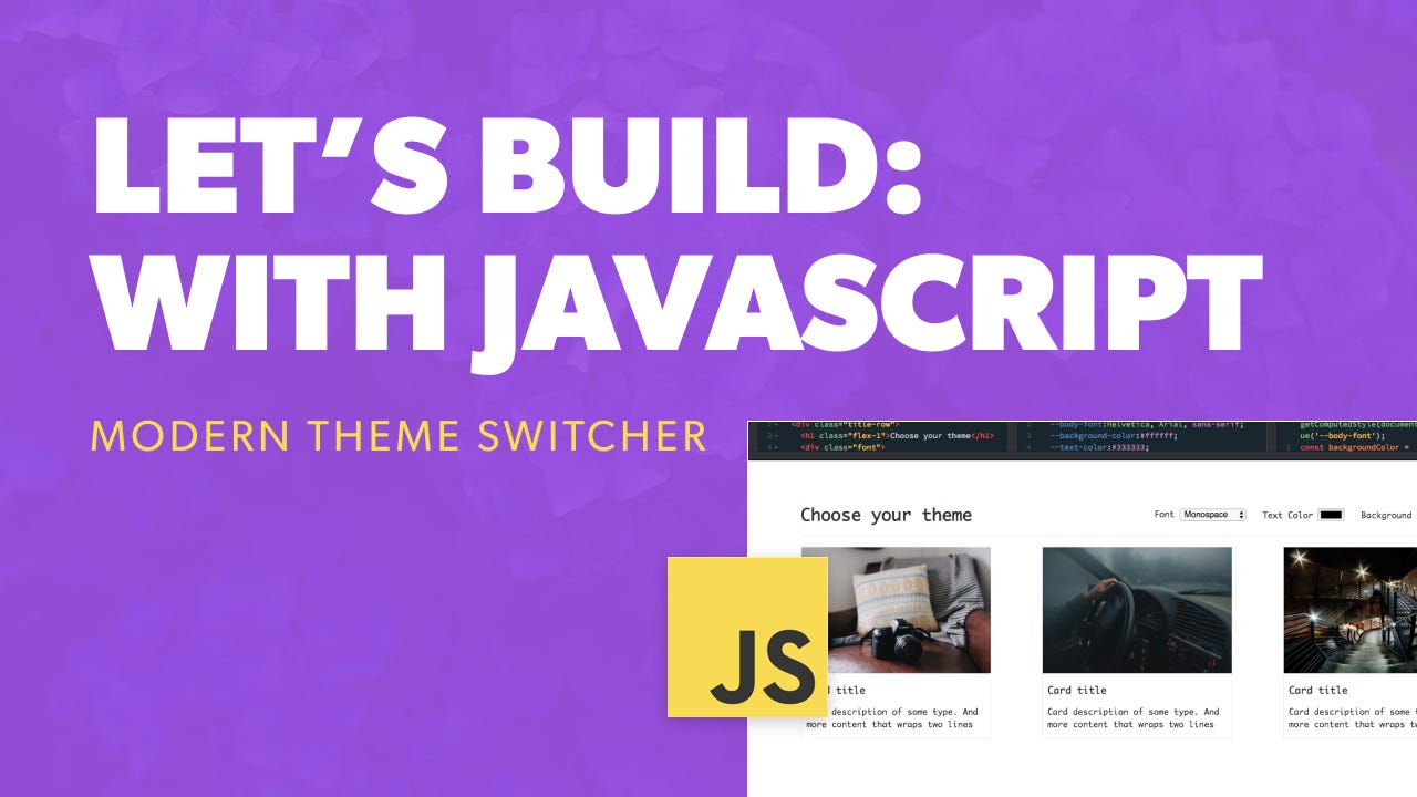 How To Code A Theme Switcher With Vanilla Javascript By Andy Leverenz The Web Crunch Column