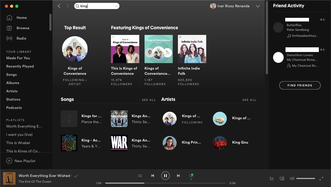 Spotify Redesign Concept — Case Study part 1 | by Ananda Riosy | Medium