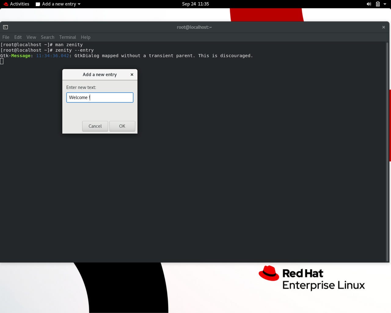 Linux Zenity Command. ARTH2.0 — Task 1.1 | by Vaibhav Khandare | Medium