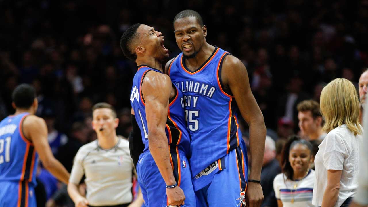 The history between Russ and KD. Russ and KD have only played 2 years ...