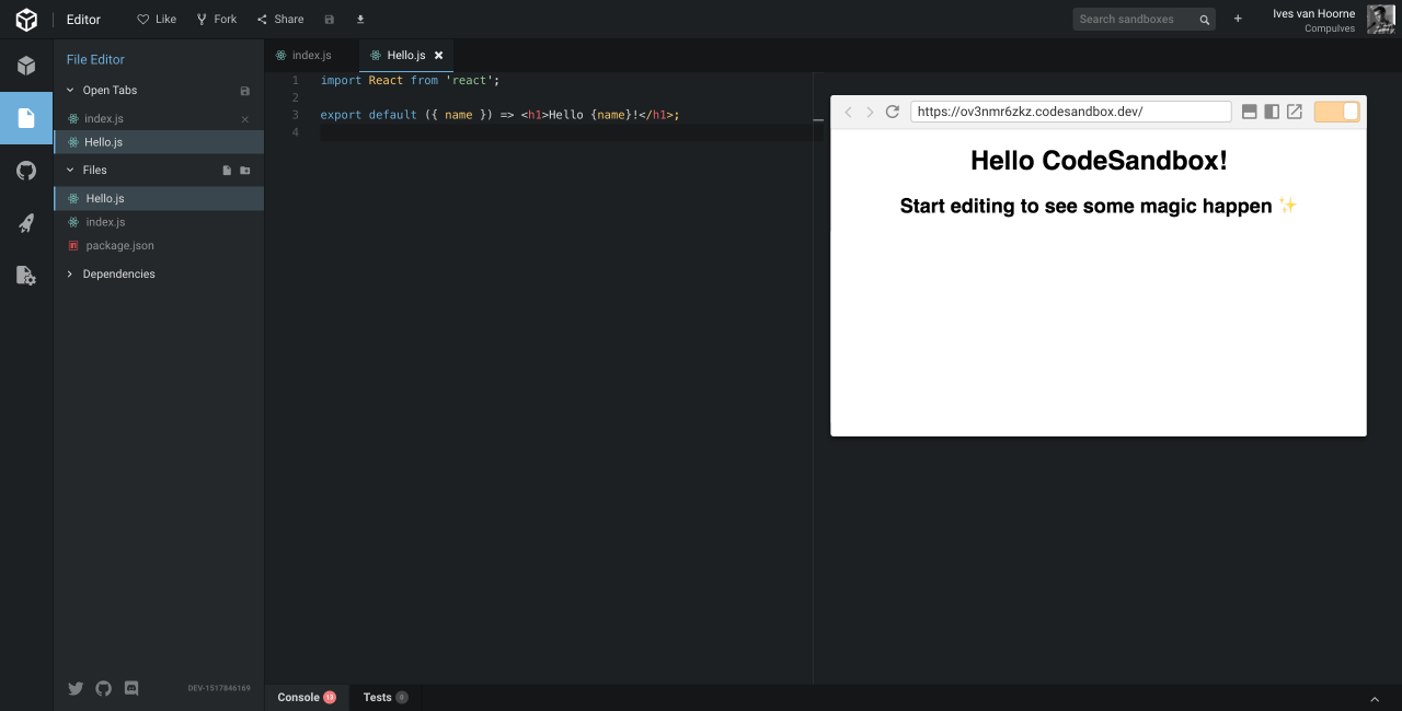 Announcing CodeSandbox 2.5. Announcing: Angular Support, Jest… | by ...