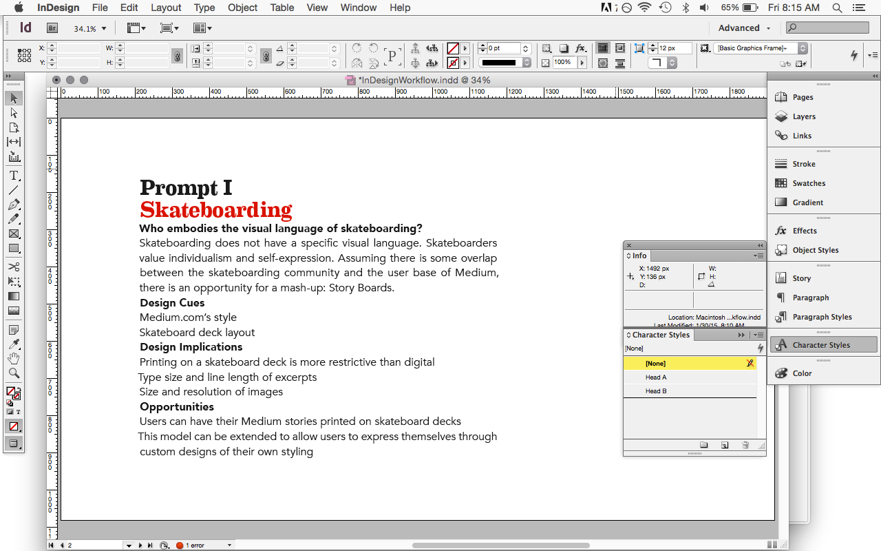 My InDesign Workflow. I get a lot of questions about… | by Jeremy ...