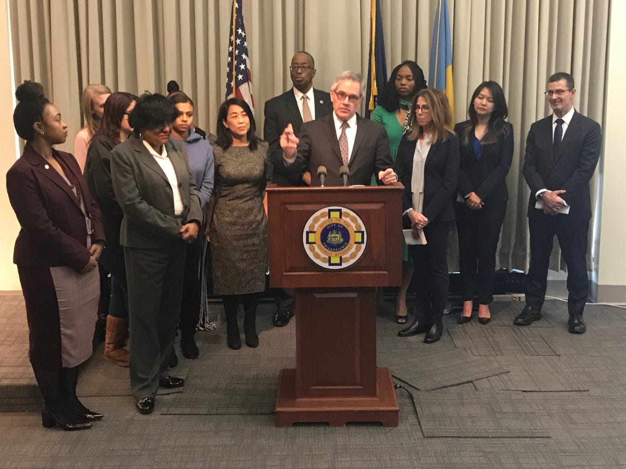 VIDEO: Philadelphia District Attorney Larry Krasner unveils new ...
