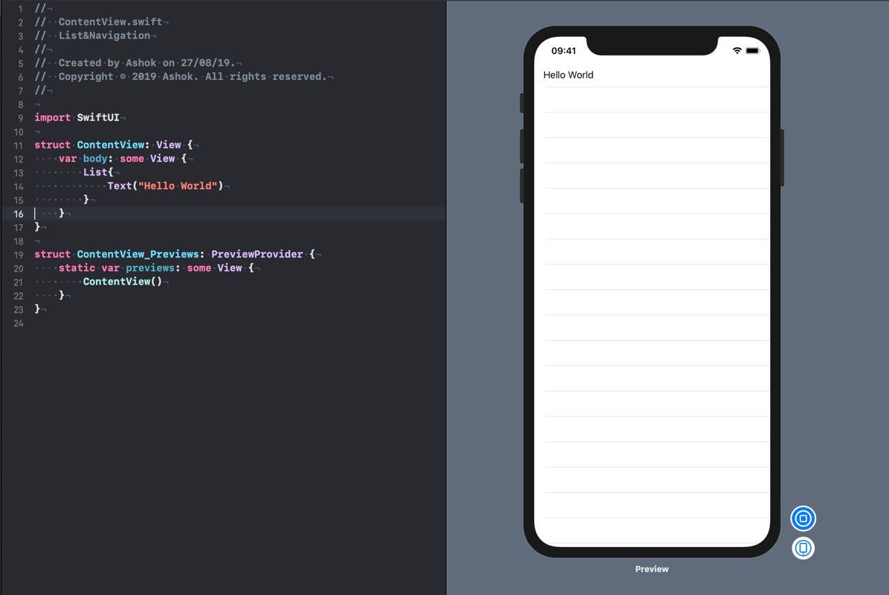 SwiftUI — List and NavigationView - Better Programming - Medium