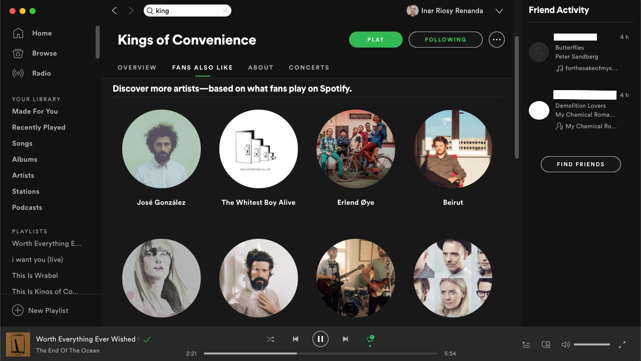 Spotify Redesign Concept — Case Study part 1 | by Ananda Riosy | Medium