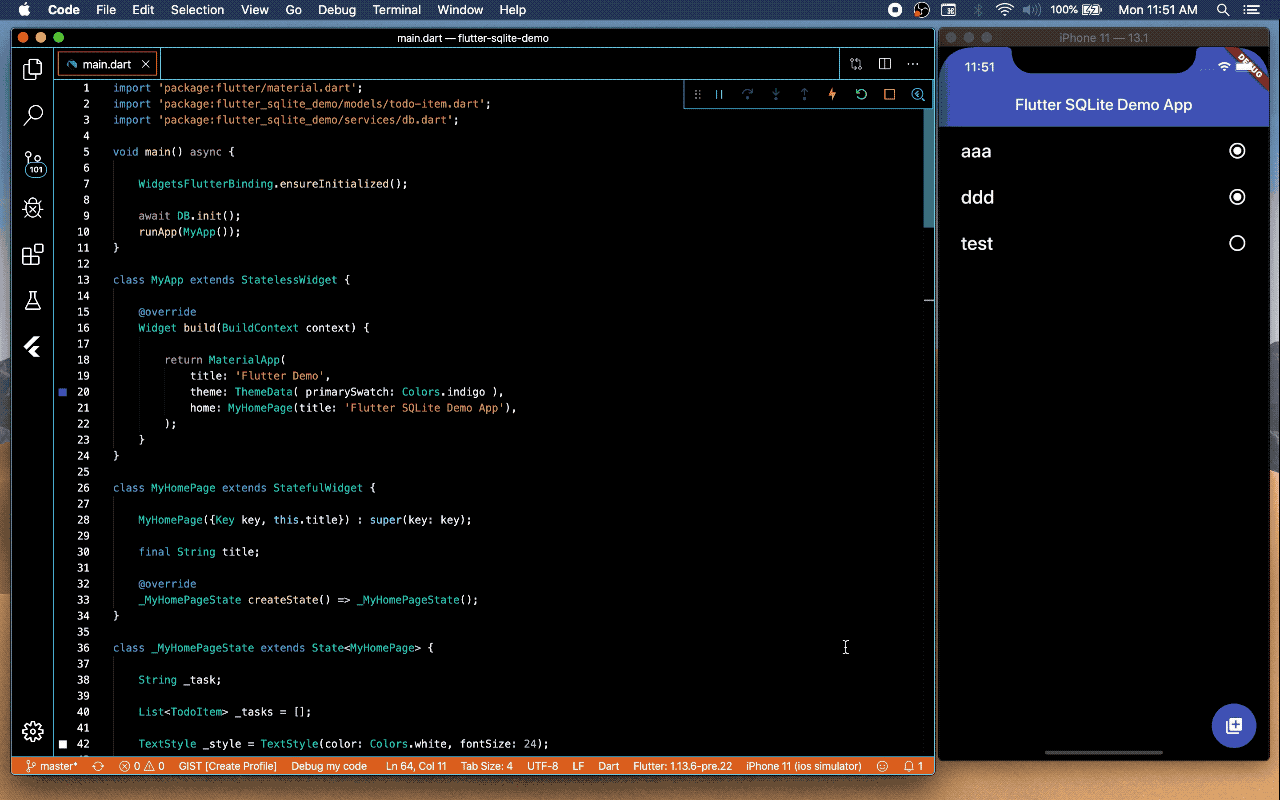 How To Use Flutter With Sqlite How To Store App Data In Flutter Using