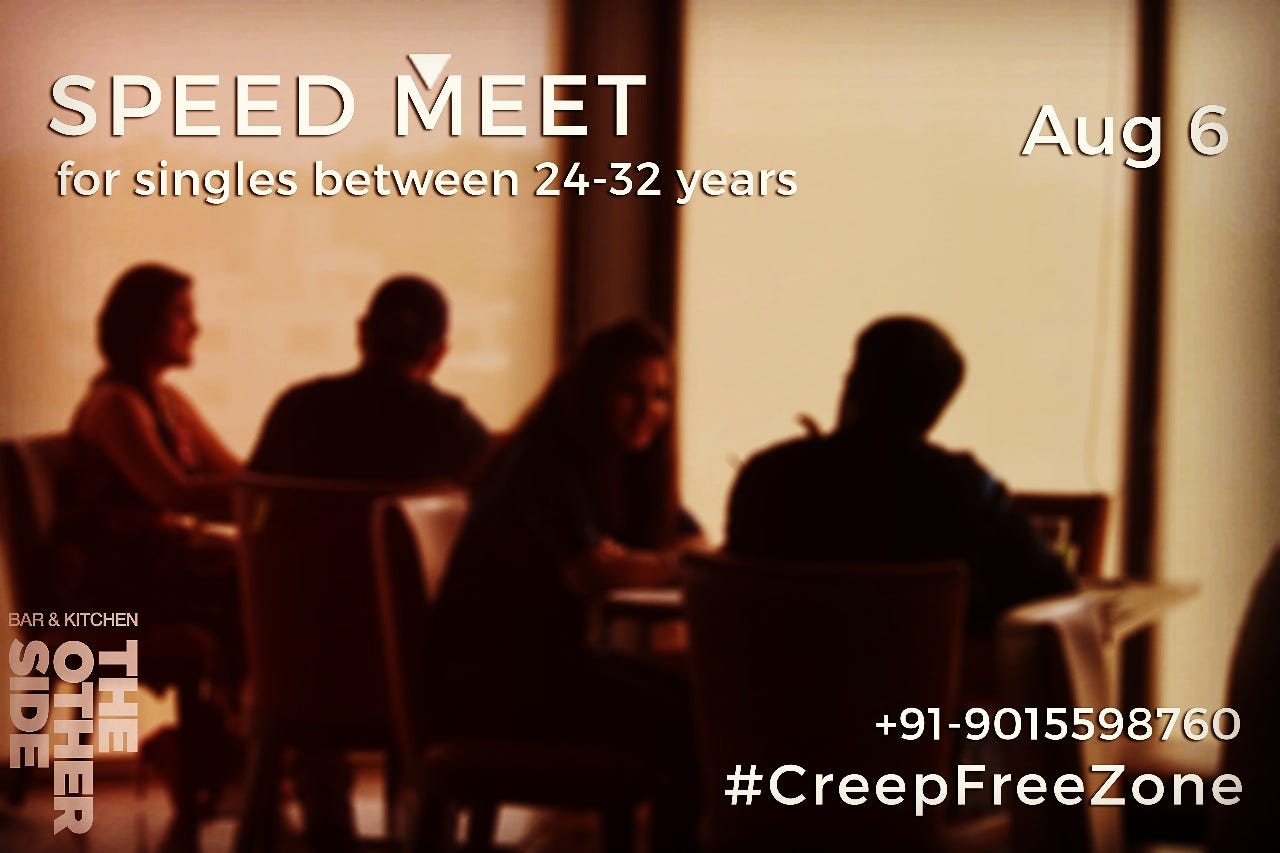 I hosted a “speed dating” event in India and How? | by Varun Mannava ...