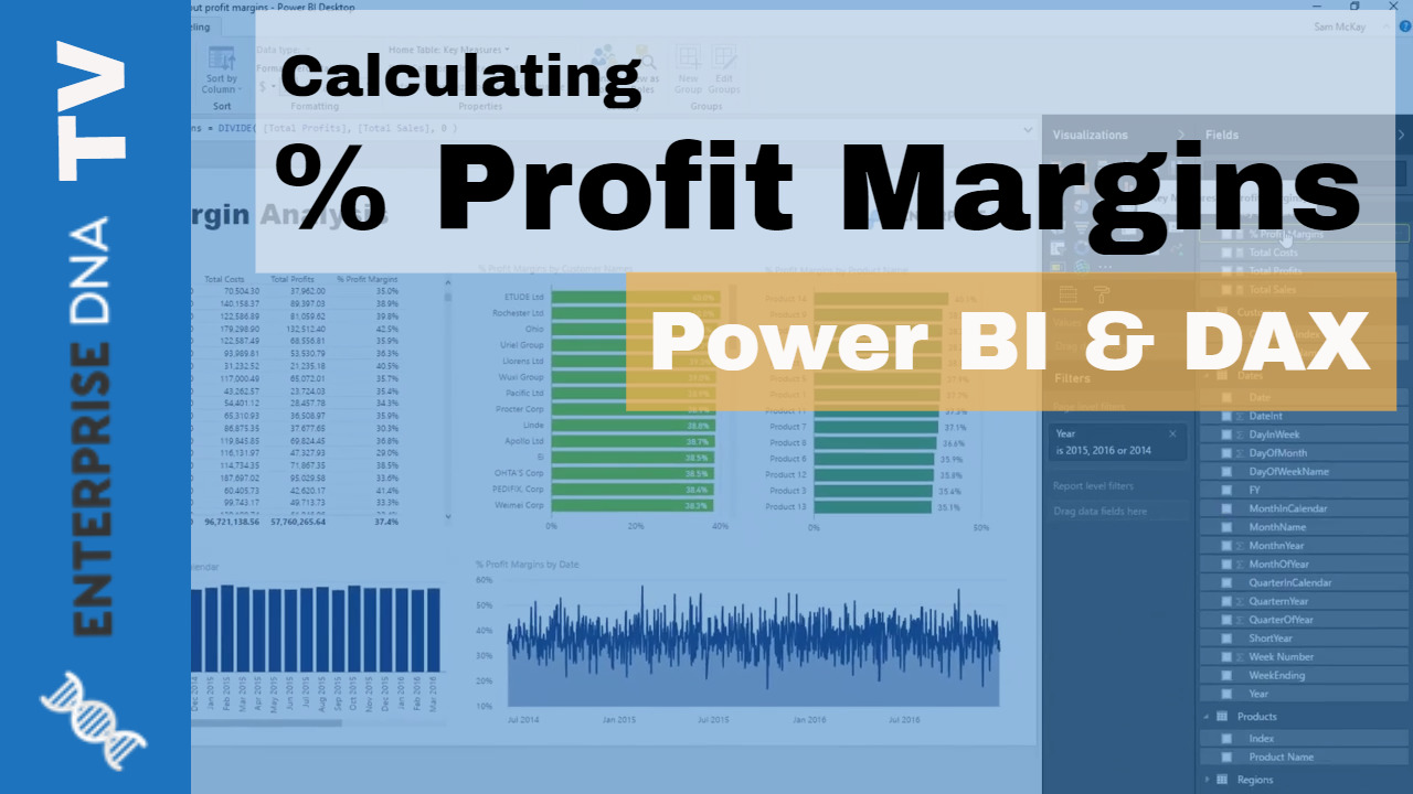 Calculating Profit Margin Percentage In Power BI Using DAX | by Enterprise DNA | Medium