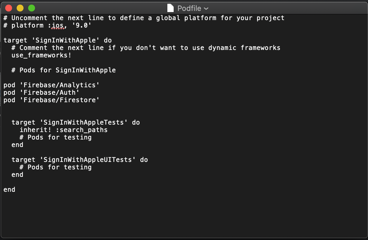 Integrate Firebase with an iOS project | Swift Productions