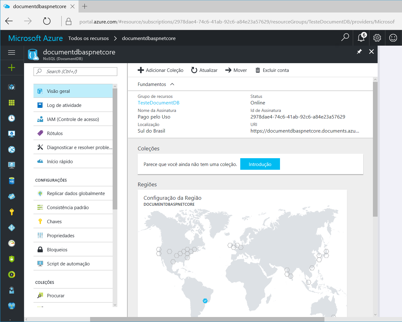 ASP.NET Core: utilizando o Azure DocumentDB em uma API REST | by Renato Groffe | Medium