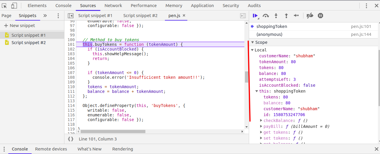 Javascript advance object constructor methods and uses: Part 1