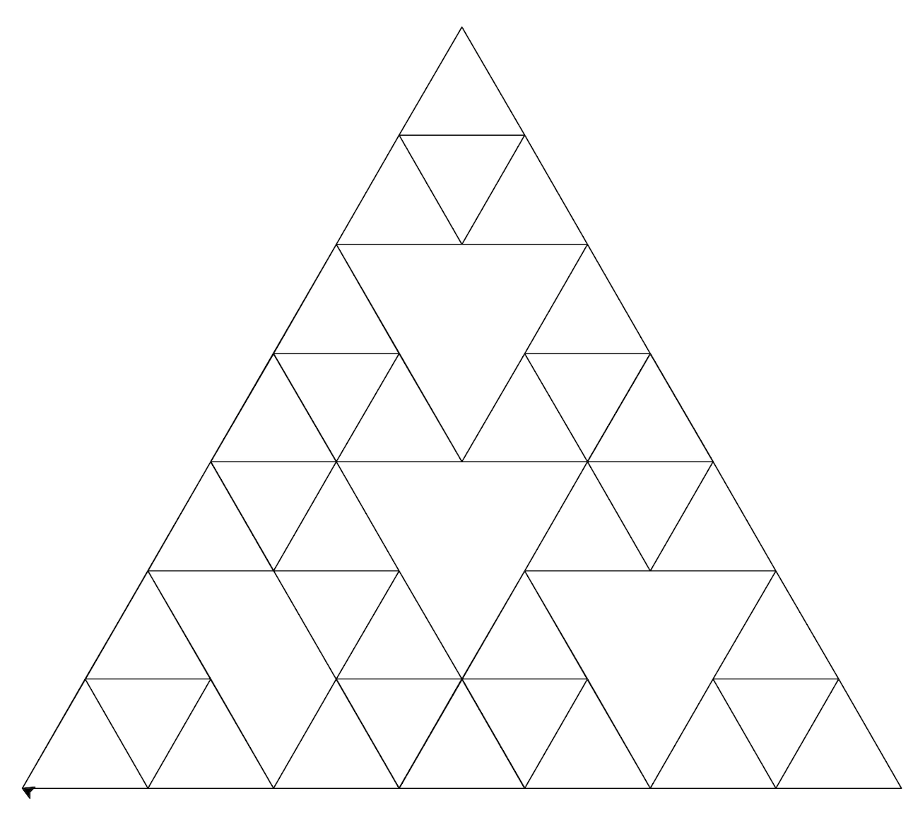 Recursion With Sierpinski’s Triangle | by Jake Shams | Medium