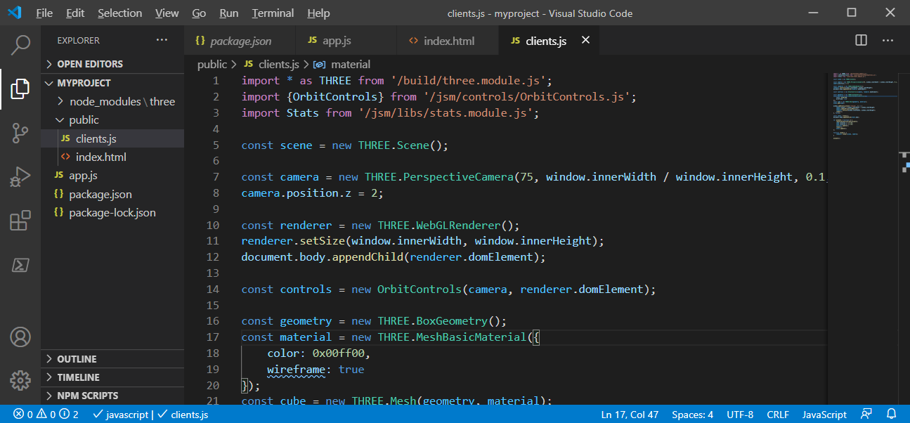 Importing Three.js as Module. I am going to show you the simplest way ...