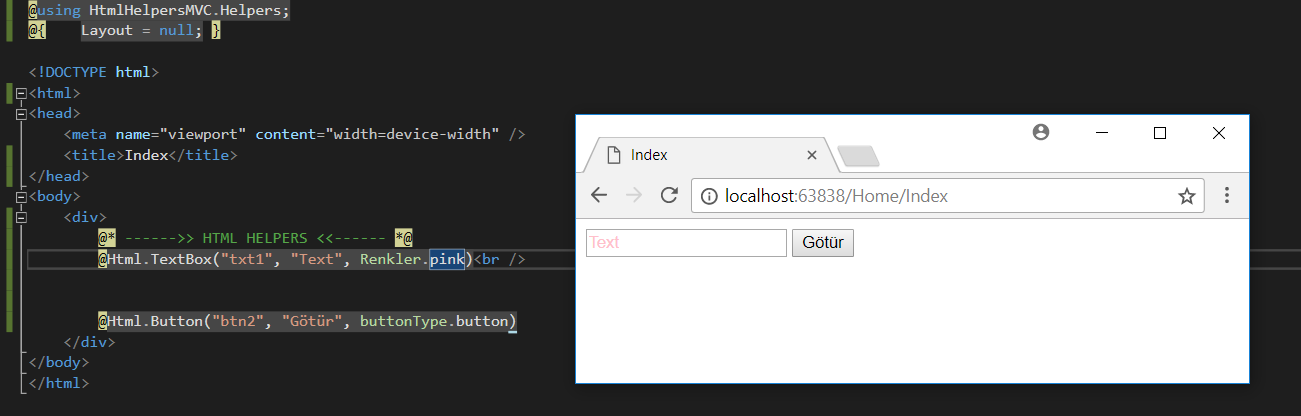 Asp.Net Mvc | Html Helpers. Uzun bir yazı olacak gibi… | by Ülkü Tokmak | Medium