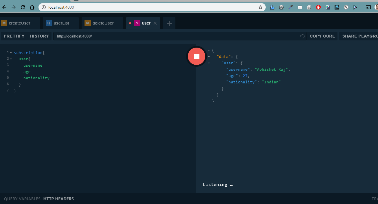Graphql Server With Subscriptions Using Mongonodejs And Express By Abhishek Raj Medium