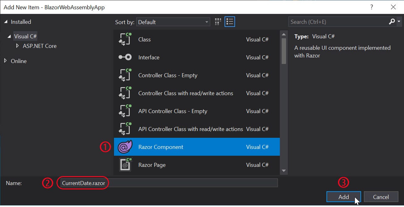 One Way Data Binding And Event Binding On Asp Net Core Blazor By M Ramadhan Informatics