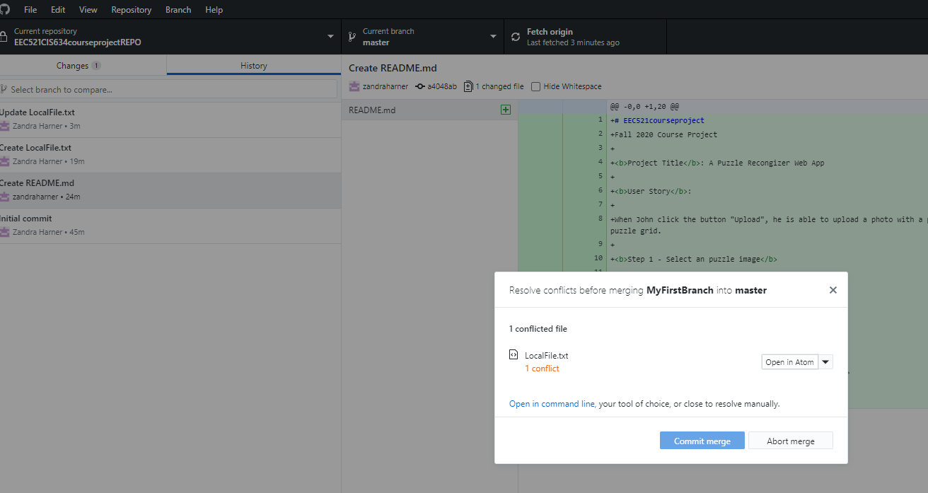 Github Branching And Merging Using Github Desktop By Alexandra Z Harner Sep 2020 Medium