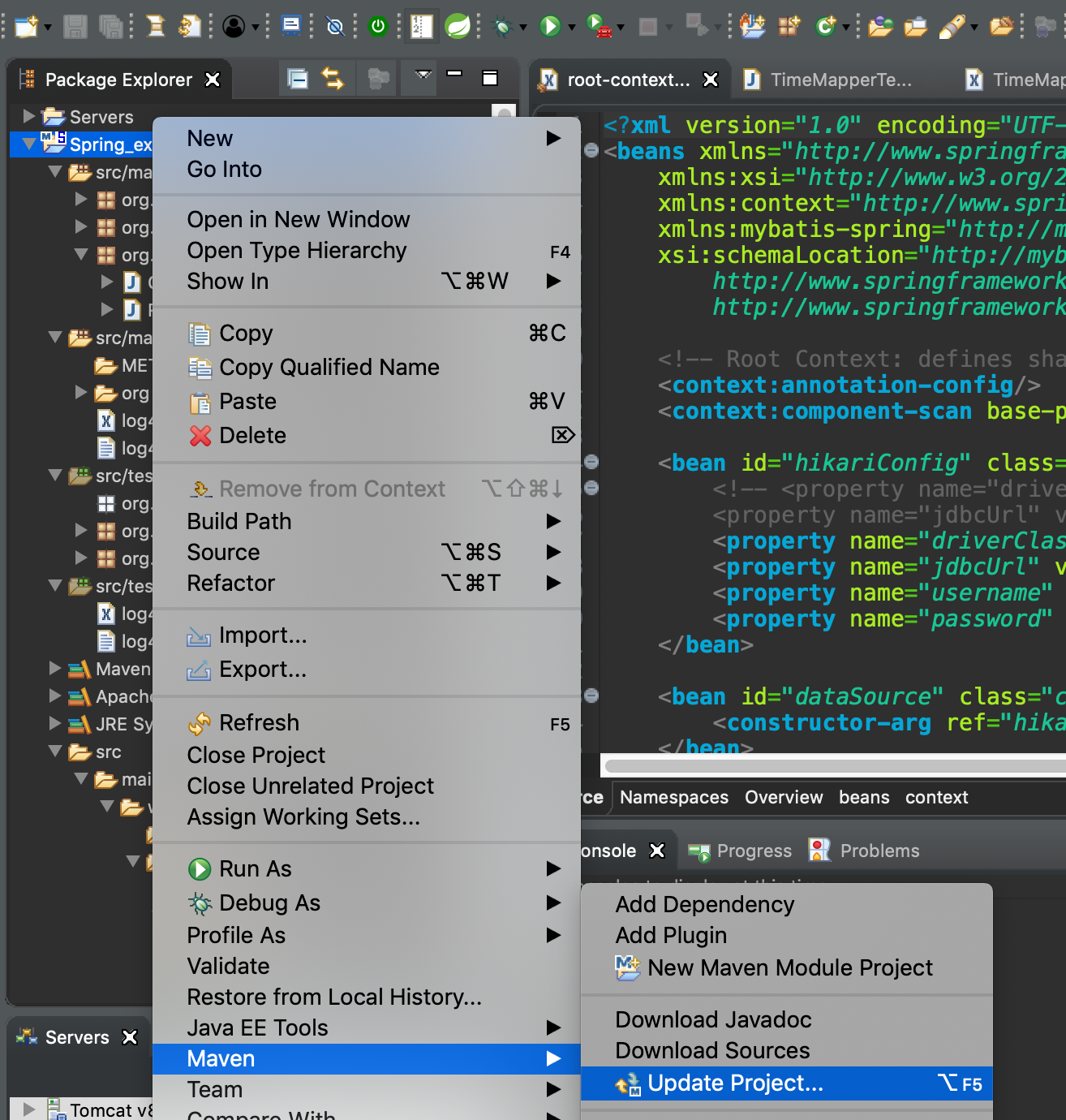 Kosta Day58개발환경 세팅 Junit 테스트 Oracledb 연동 Mybaits연동 Log4jdbc Mvc Controller 파일업다운로드