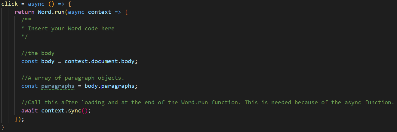 Tips and tricks for Word add-in development. - OI-HU-2019 - Medium