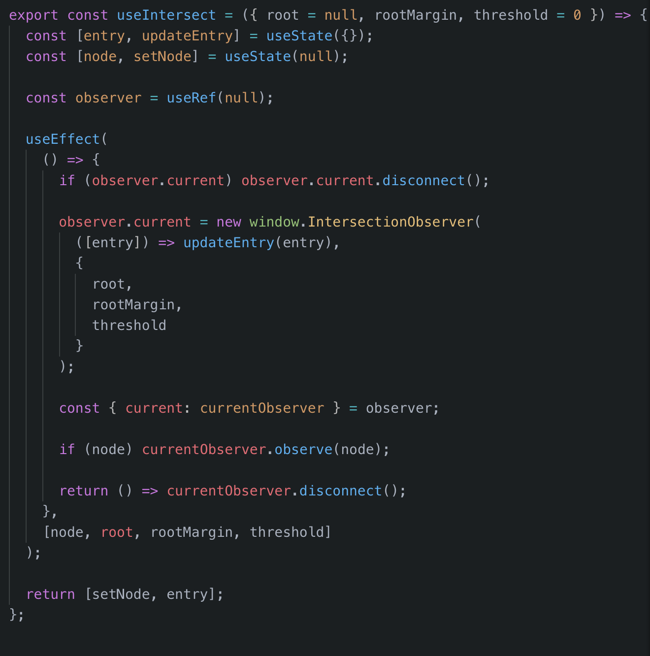 How To Use an IntersectionObserver in a React Hook - The Non ...