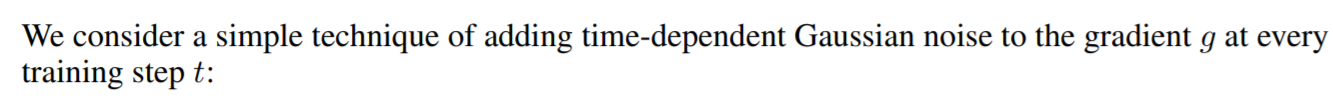 Only Numpy Implementing Adding Gradient Noise Improves Learning For Very Deep Networks” From