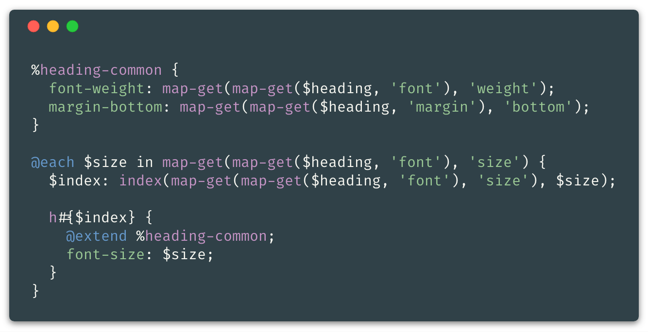 Advanced Use of Sass Maps. If you are already using Sass Maps, you… | by Nenad Novaković | ITNEXT