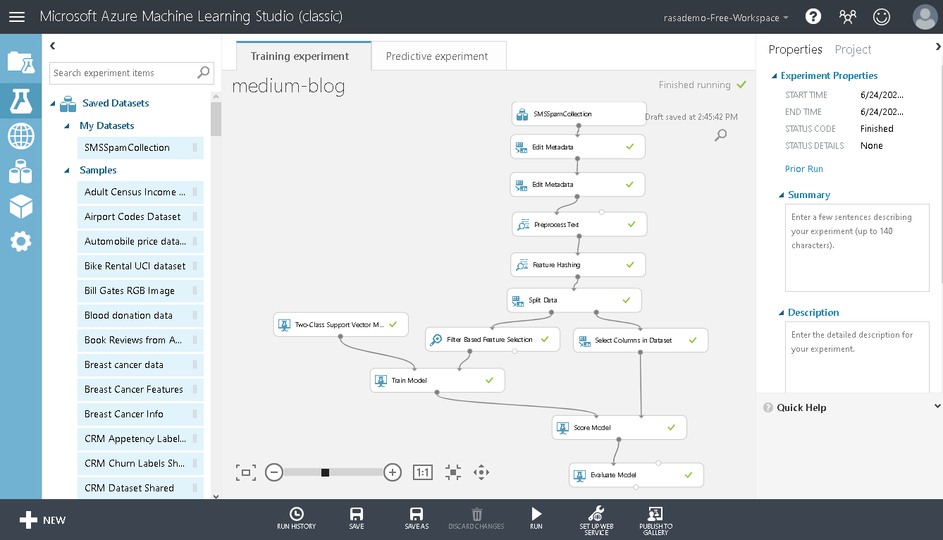Beginner’s guide to Azure Machine Learning Studio using custom dataset ...