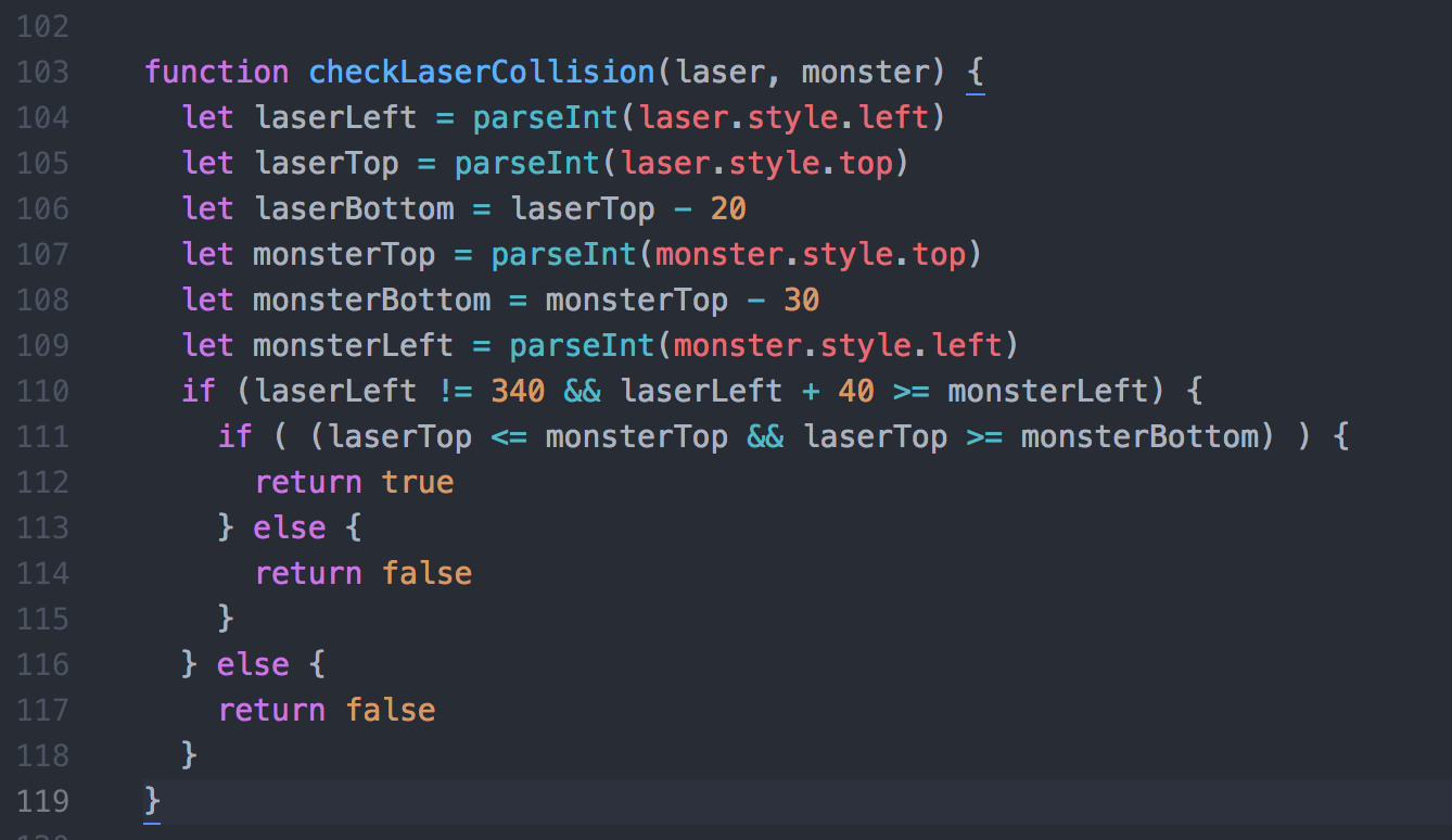 Creating a simple space shooter game for the browser