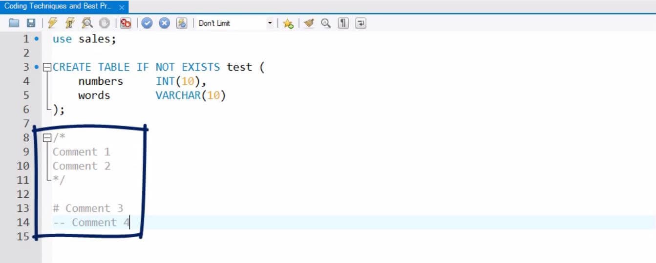 SQL Best Practices — How to type code cleanly and perfectly organized ...