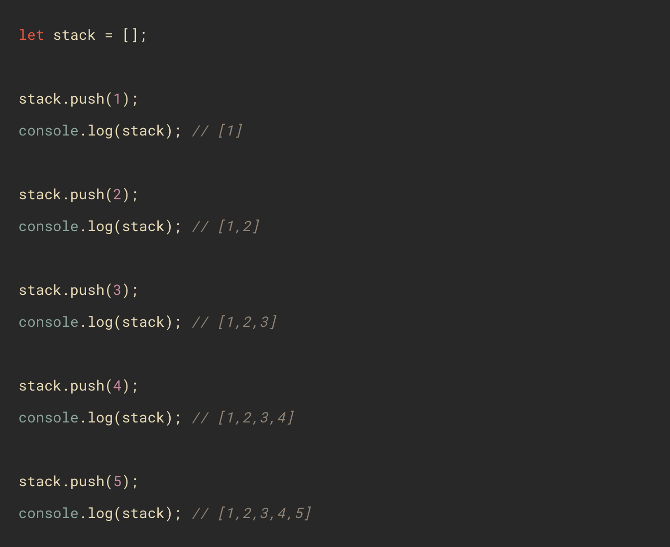 A estrutura de pilha (stack) em Arrays JavaScript | by Ricardo Reis | Medium