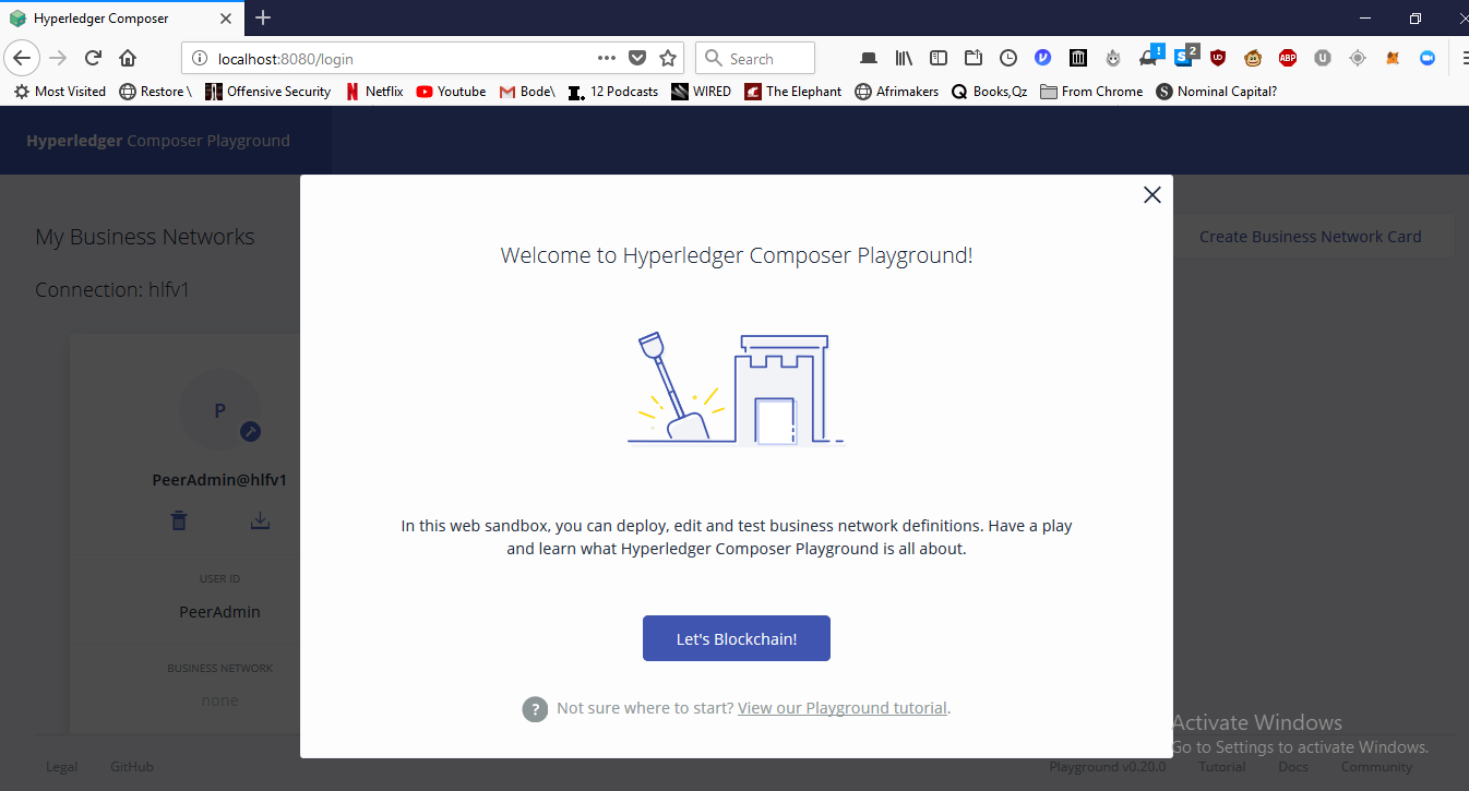 Getting Started with Hyperledger Composer on Windows 10