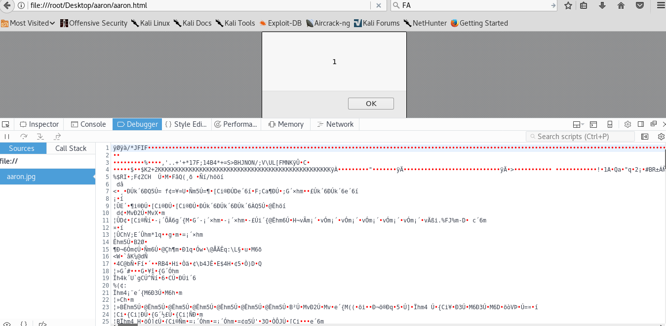 Hiding JS in a JPEG header.. It’s been a long time since I opened an ...