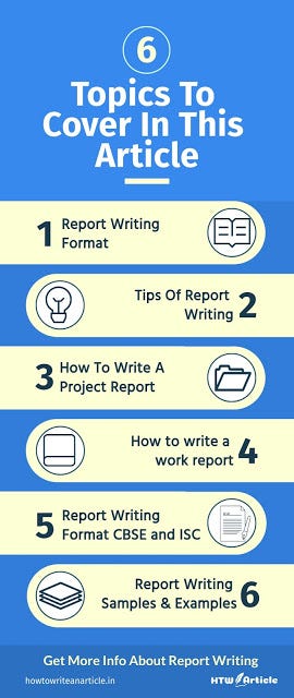 How To Write A Report Report Writing Format Examples Samples By 