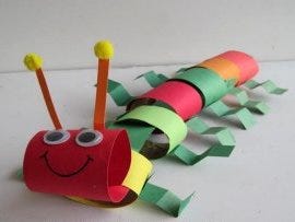 Crafts caterpillar paper. Another way to spend time with the… | by ...