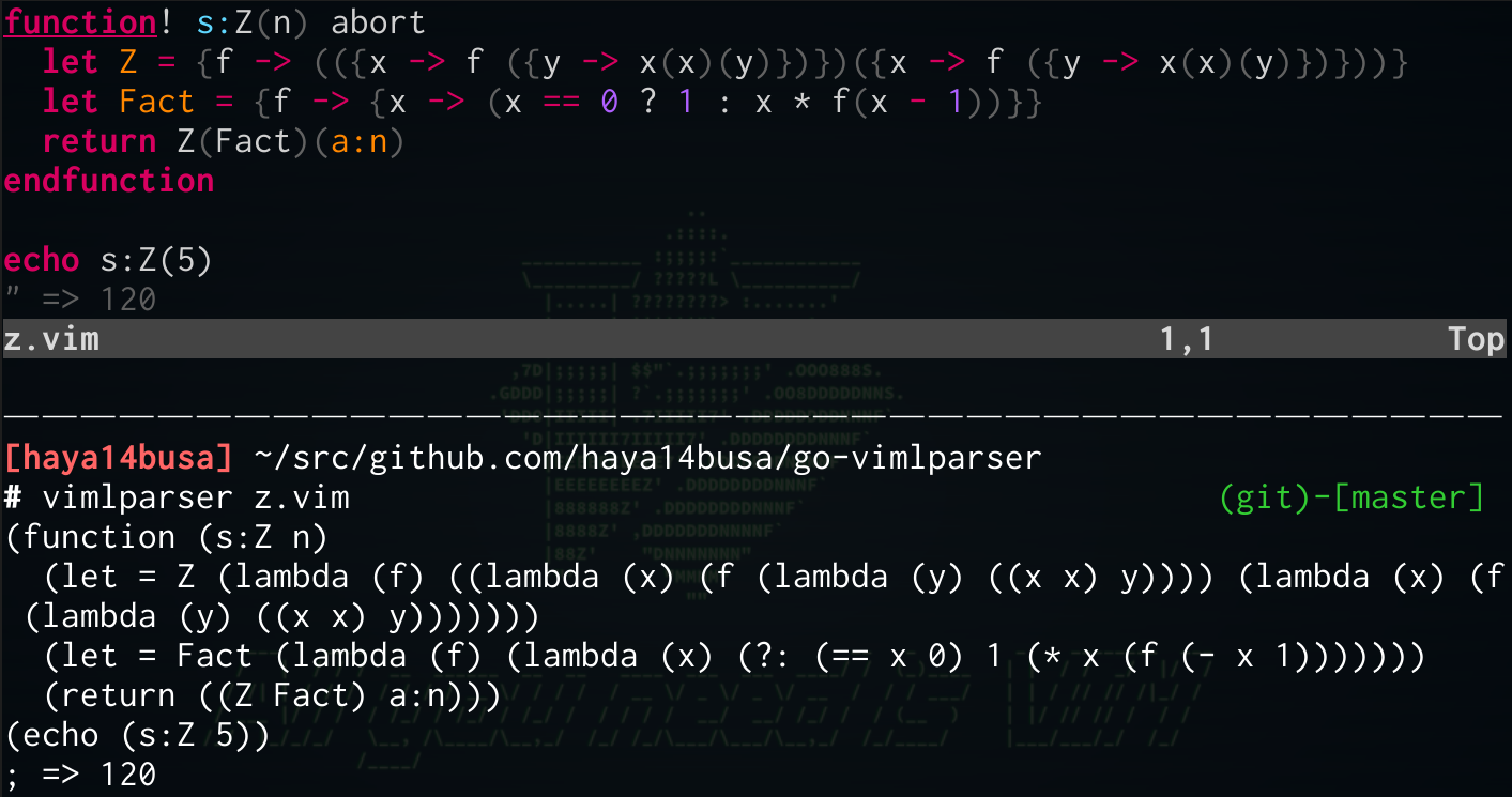 Vim Script Parser written in Go. Introduce go-vimlparser | by haya14busa | Medium