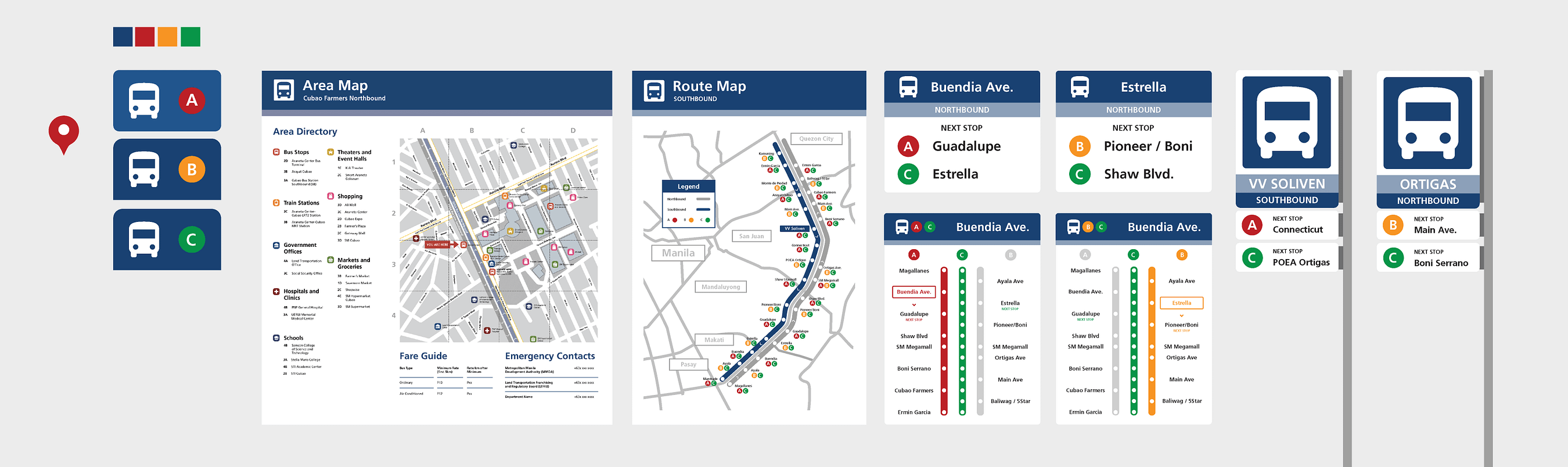 A Redesign of Bus Stops and Signage in Metro Manila | by Philip Cheang ...