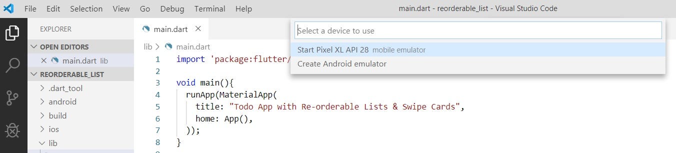 Making a Flutter Todo App from Scratch Part 1 | by Karan Verma | Level Up Coding