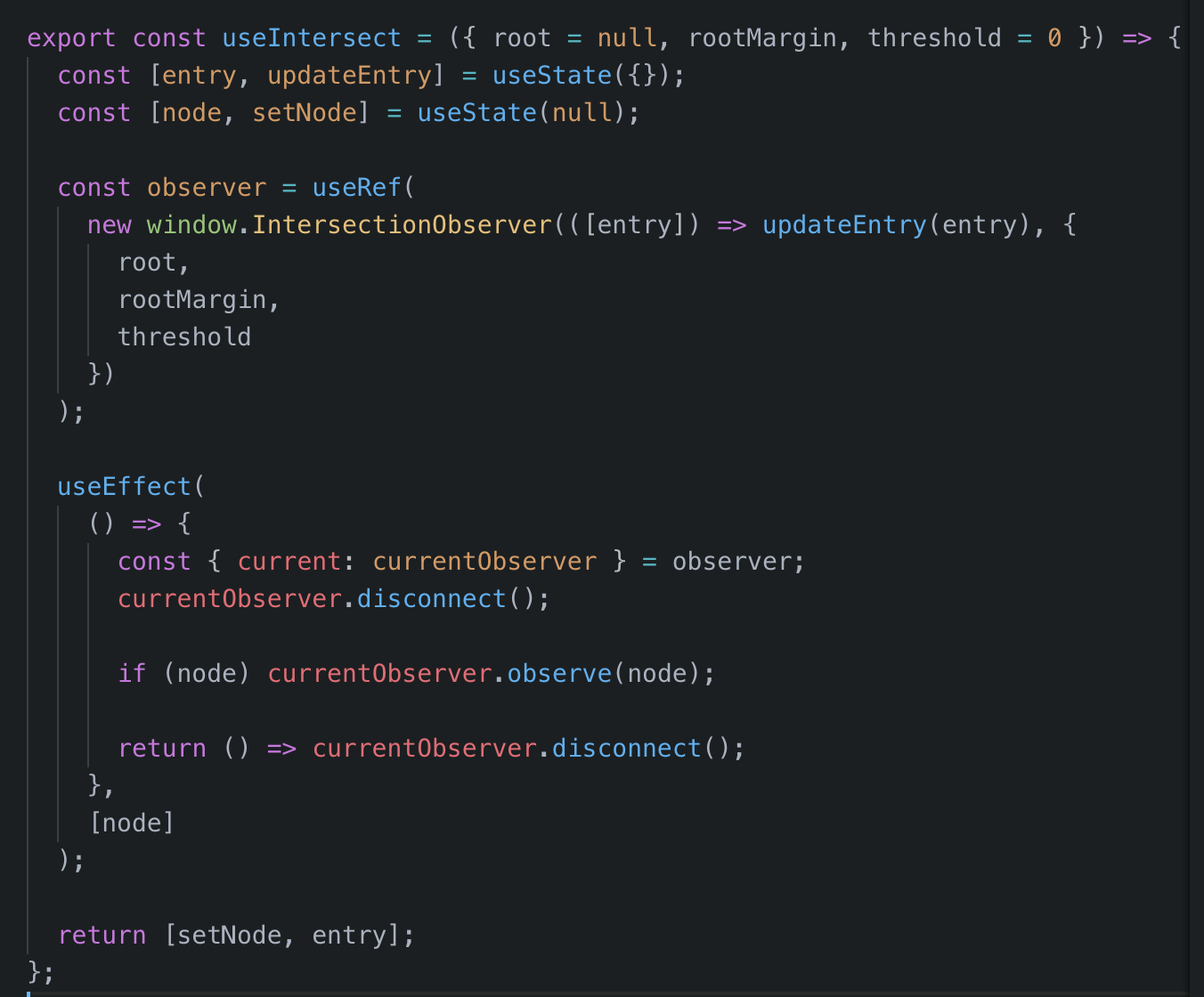 How To Use an IntersectionObserver in a React Hook - The Non ...