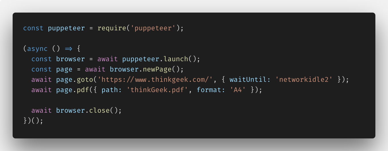 Getting Started Using Puppeteer & Headless Chrome for End-to-End ...