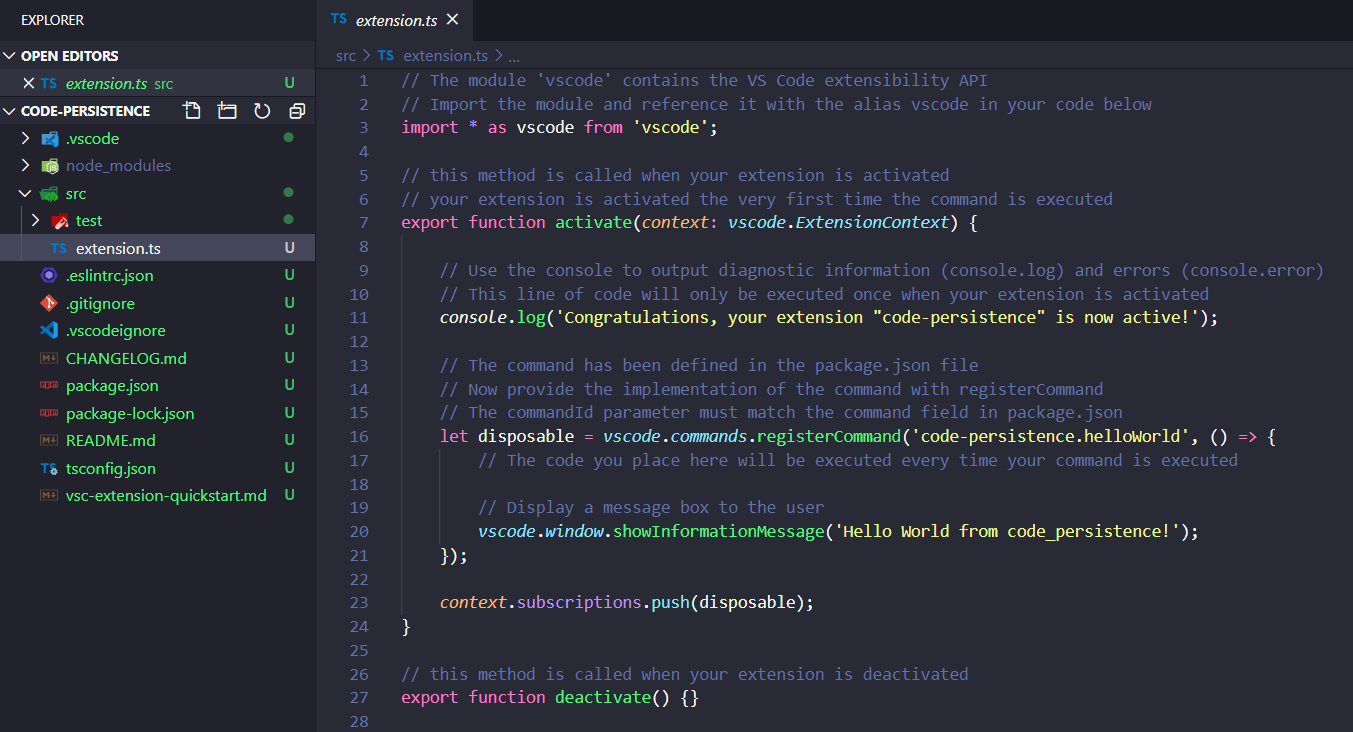 Visual Studio Code Extensions Using Codelens