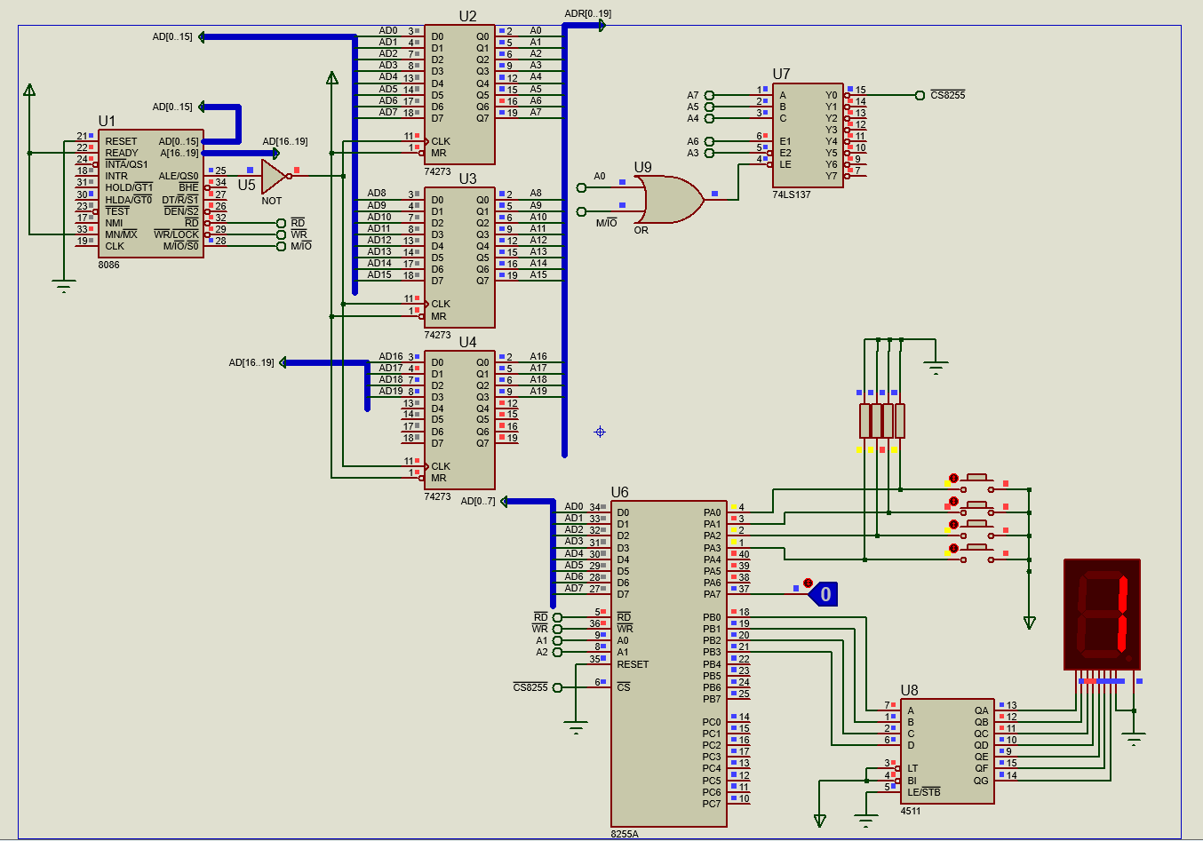 Learn 8086 Microprocessor With Proteus Circuit Simulations | by Mustafa Katipoglu | Cyber ...